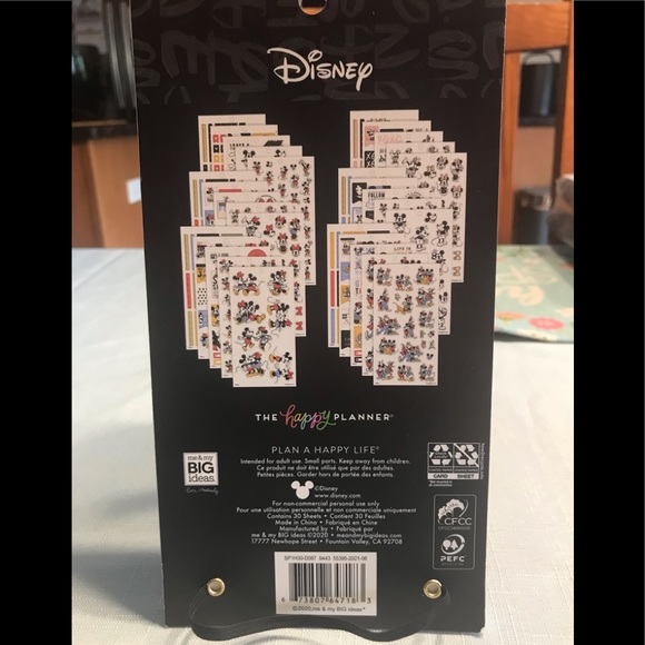 The Happy Planner | Other | New Disney Mickey Mouse 582 Piece The Happy ...